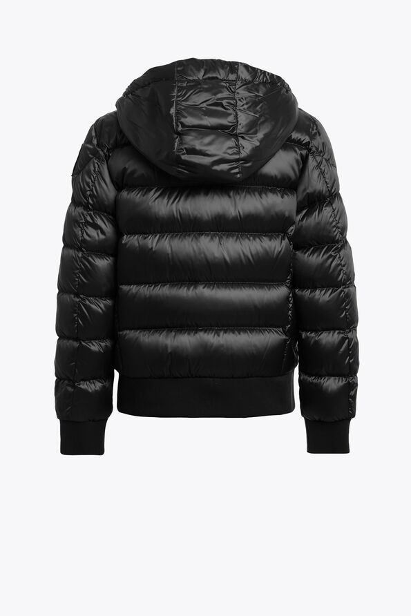 PHARRELL§HOODED BOMBER - BOMBERJACKE MIT KAPUZE BLACK | Parajumpers®